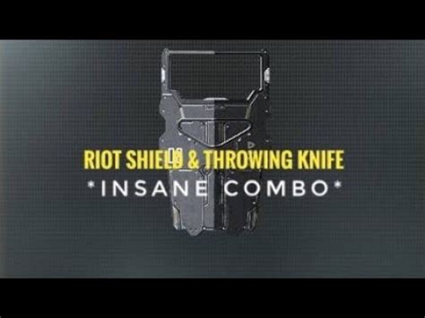 RIOT SHIELD THROWING KNIFE IS INSANE Modern Warfare YouTube