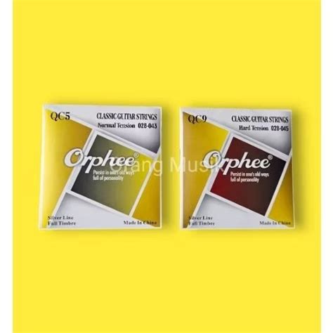 Jual Senar Gitar Nylon Orphee Qc5 Dan Qc9 Original Senar Nylon Orphee
