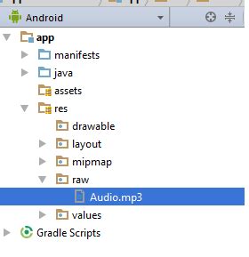 Como Crear La Carpeta Raw En Android Studio 4 Png ANDROFAST
