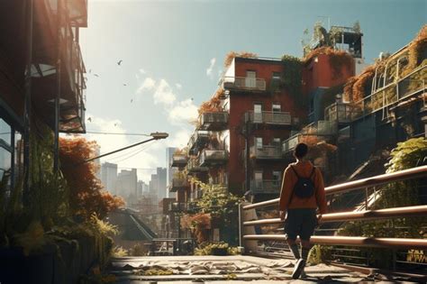 Premium Photo Scenes Of People Exploring Urban Life