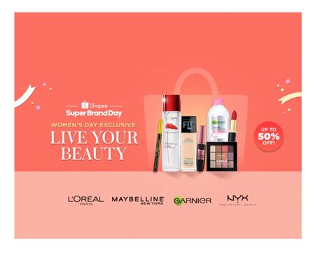 L Oréal x Shopee Super Brand Day Offers Great Deals to Celebrate International Women s Day