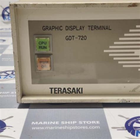Terasaki Lar 1012 Gdt 720 Graphic Display Terminal Marine Ship Store