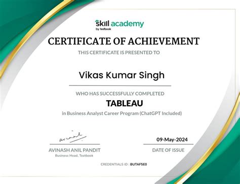 Vikas Singh On Linkedin Tableau Datavisualization Certification