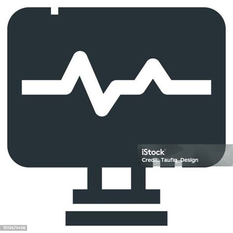 심장 박동 모니터 벡터 문자 모양 아이콘 32 X 32 픽셀 완벽 한 의료 건강 아이콘 웹사이트 모바일 애플 리 케이 션 프레 젠 테이 션에 대 한 대담한 스타일 0명에