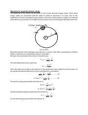 Understanding Quantized Electron Energy And Hydrogen Spectrum Course Hero