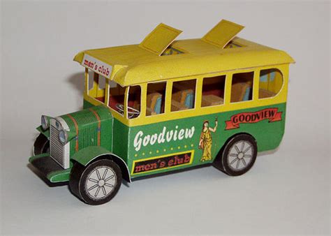 Mens Club Bus Kit168 Shop Đồ Chơi Mô Hình Giấy Papercraft Toy