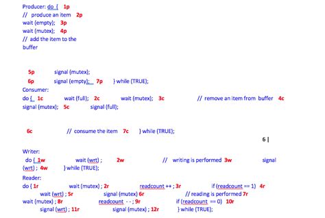 Process Synchronization Problems 21 Points