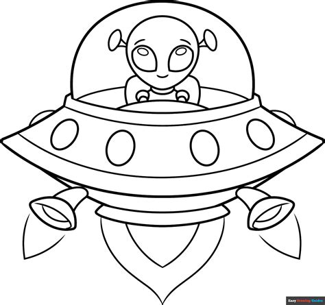 Simple Spaceship Coloring Pages [2025]