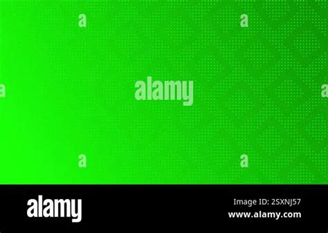 Animated Abstract Technology Background Green Color Half Tone Glowing Random Dots And Grid Stock