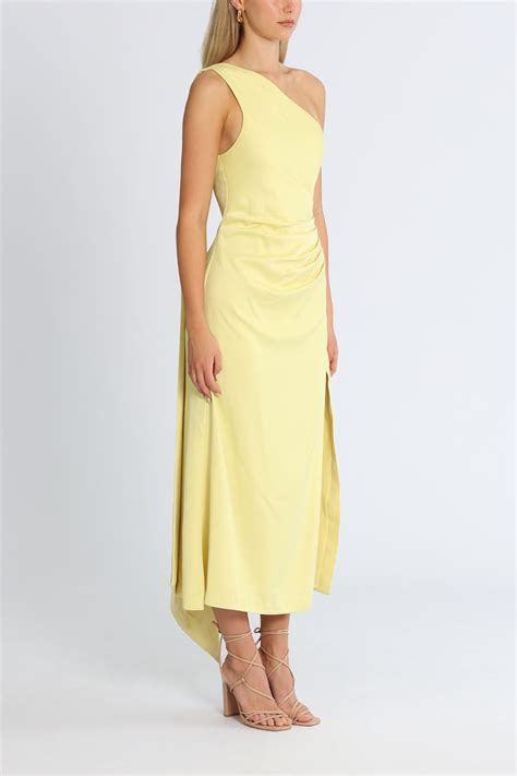 Hire Estra Dress In Venetian Goldy Misha Glamcorner
