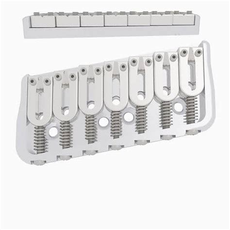 Hipshot 7 String Multi Scale Guitar Bridge Chrome 125 Reverb