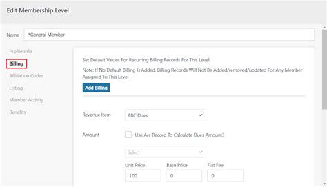 Managing Billing Records At The Membership Level Memberclicks Trade
