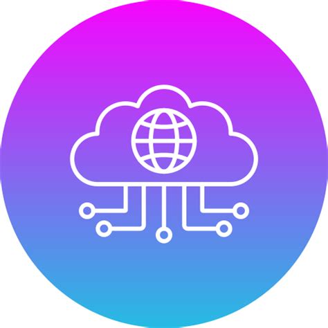 Cloud Network Generic Gradient Fill Icon