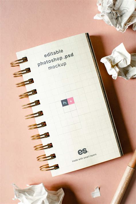 Vertical Notebook Mockup Psd On Behance