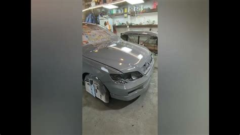 Mitsubishi lancer cedia покраска в цвет nardo grey (LY7C) - YouTube