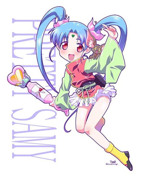Pretty Sammy And Kawai Sasami Mahou Shoujo Pretty Sammy Drawn By