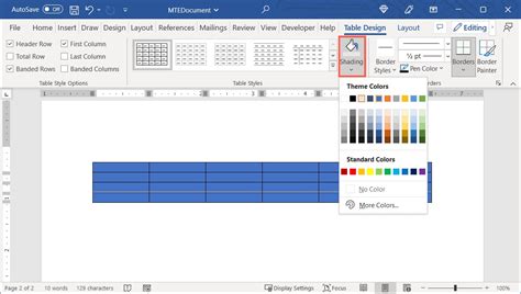 How To Create And Customize Tables In Microsoft Word How To Construct A