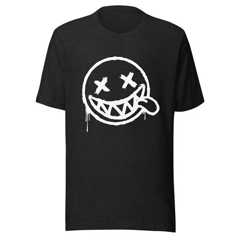 Smile Emoji Tee Crossed Eyes Emoji Shirt Emoji Trippy T Shirt Crazy