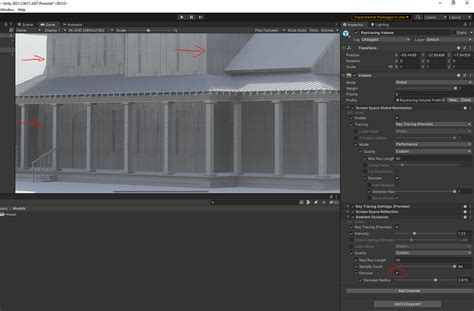 2021 2 0b11 Ambient Occlusion Denoiser Artifacts Was Fine In 2021 2 0b4 Unity Engine
