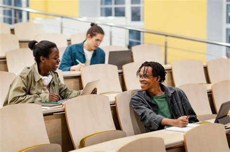 Free Photo Young Students Attending A Class