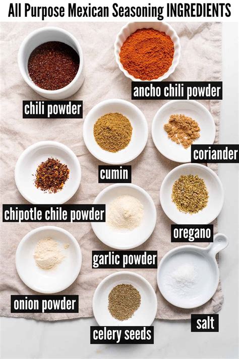 Names Of Mexican Spices
