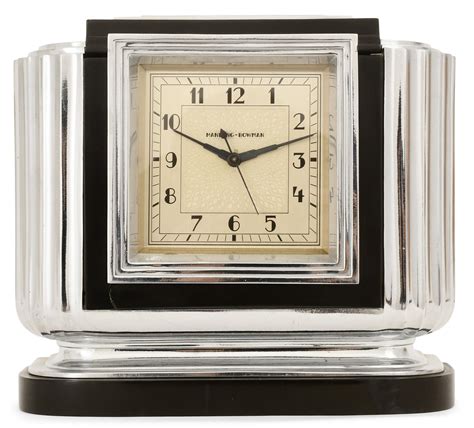 Lot Manning Bowman Art Deco Table Clock