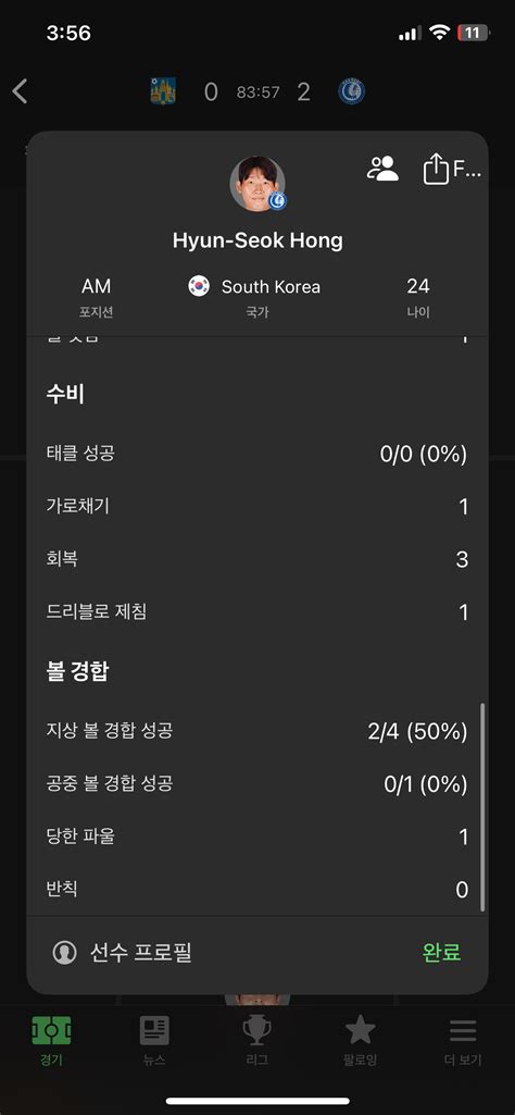 홍박사 홍현석 오늘자 스탯 유머움짤이슈 에펨코리아
