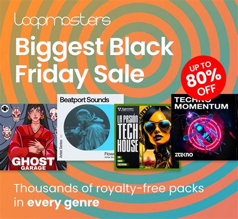 Loopmasters Black Friday Sale: Save up to 80% on packs & bundles