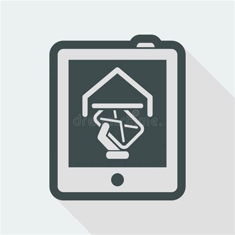 Tablet Message Icon Stock Vector Illustration Of Message 117821144