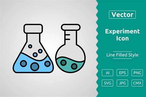 Vector Experiment Filled Outline Icon Graphic By Muhammad Atiq · Creative Fabrica