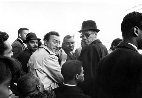 G Marshall Wilson Adam Clayton Powell And Malcolm X Attend The New