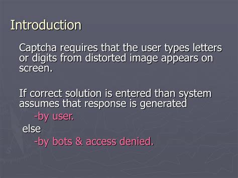 Ppt Captcha Powerpoint Presentation Free Download Id639877
