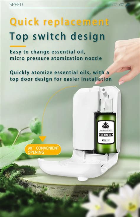 Coverage 200m³ Scent Machine Hotel Aroma Diffuser Wall Mounted Essential Oil Diffuser For Home