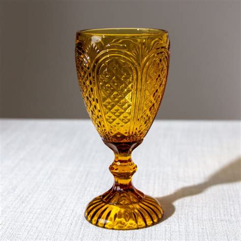 Glass Water Goblet Camilla Amber 11 Oz Diamond Event