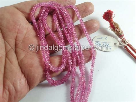 Ruby Smooth Roundelle Beads At Wholesale Price Jindal Gems