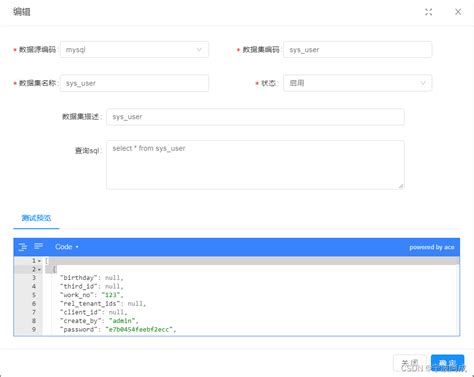 基于jeecgboot的大屏设计器开发——数据集设计（一） jeecgboot大屏开发教程 csdn博客