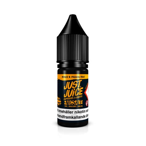Mango And Passion Fruit Just Juice Nicsalt