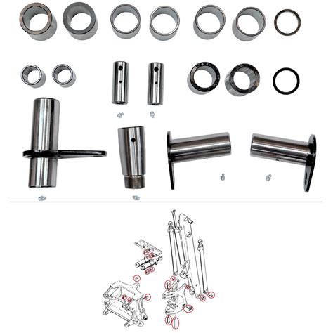 Case Two Pin Style Swing Tower Pin And Bushing Kit For 580d 5