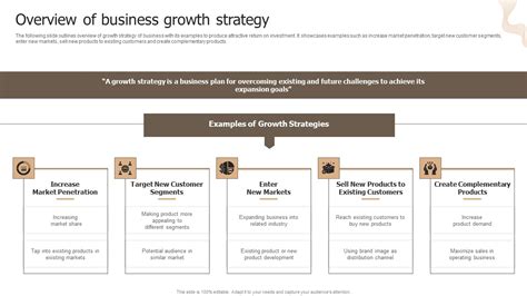 Designing Strategies For Company Growth And Success Overview Of