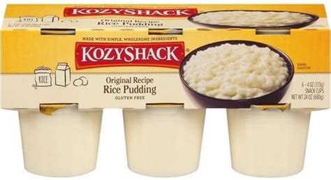Kozy Shack Original Recipe Tapioca Pudding 6 Ea Nutrition