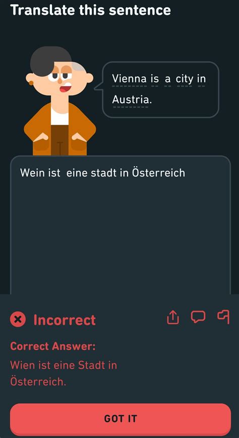 what did i do wrong r duolingo