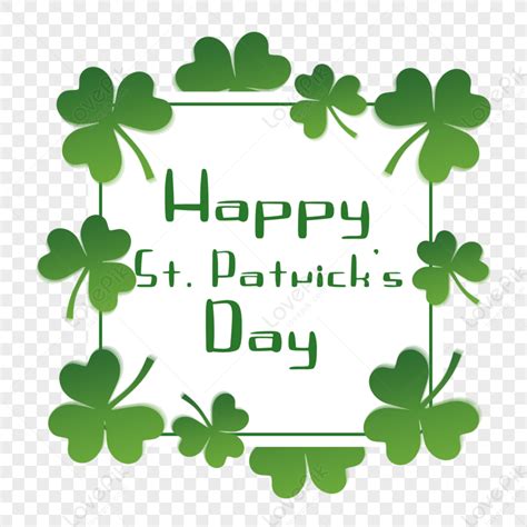 성 일러스트 패트릭의 날 국경 기념일켈트삼엽초 Png 일러스트 무료 다운로드 Lovepik