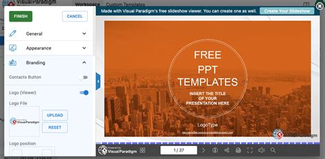 How To Remove Visual Paradigm Ad Bar From Powerpoint Slideshow Visual