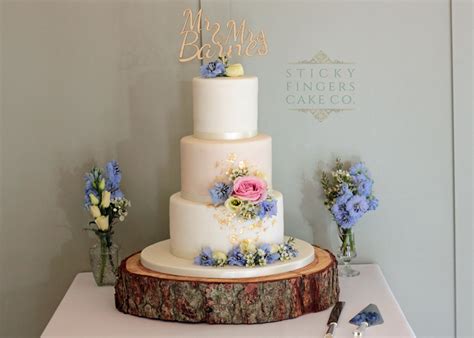 3 Tier Iced Wedding Cake Rochford Apton Hall 8th August 2019