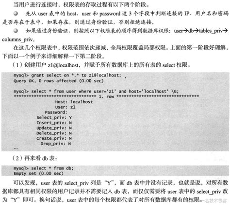 Mysql 权限管理分配详解