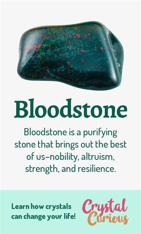 Bloodstone Healing Properties And Benefits Crystal Curious