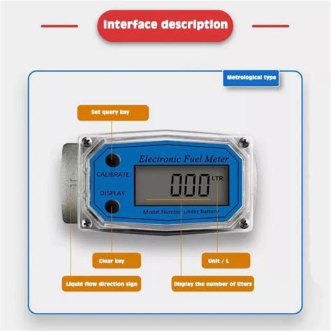 FLOWMETER GAUGE DIGITAL Turbine Flow Meter PCB Electronic Flow Indicator PicClick AU
