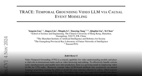 Paper Page Trace Temporal Grounding Video Llm Via Causal Event Modeling