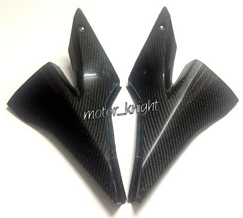 Automotive Motorcycle Parts Carbon Fiber Tank Side Covers Panels Fairing For Kawasaki ZX R