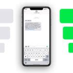 Free IPhone Message Template PowerPoint And Google Slides